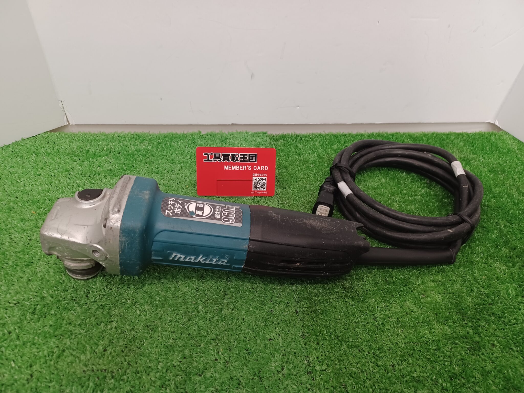 【工具買取王国東大阪308号店】makita(マキタ) 100mmディスクグラインダ 高速型 GA4031 東大阪市のお客様よりお買取させて ...